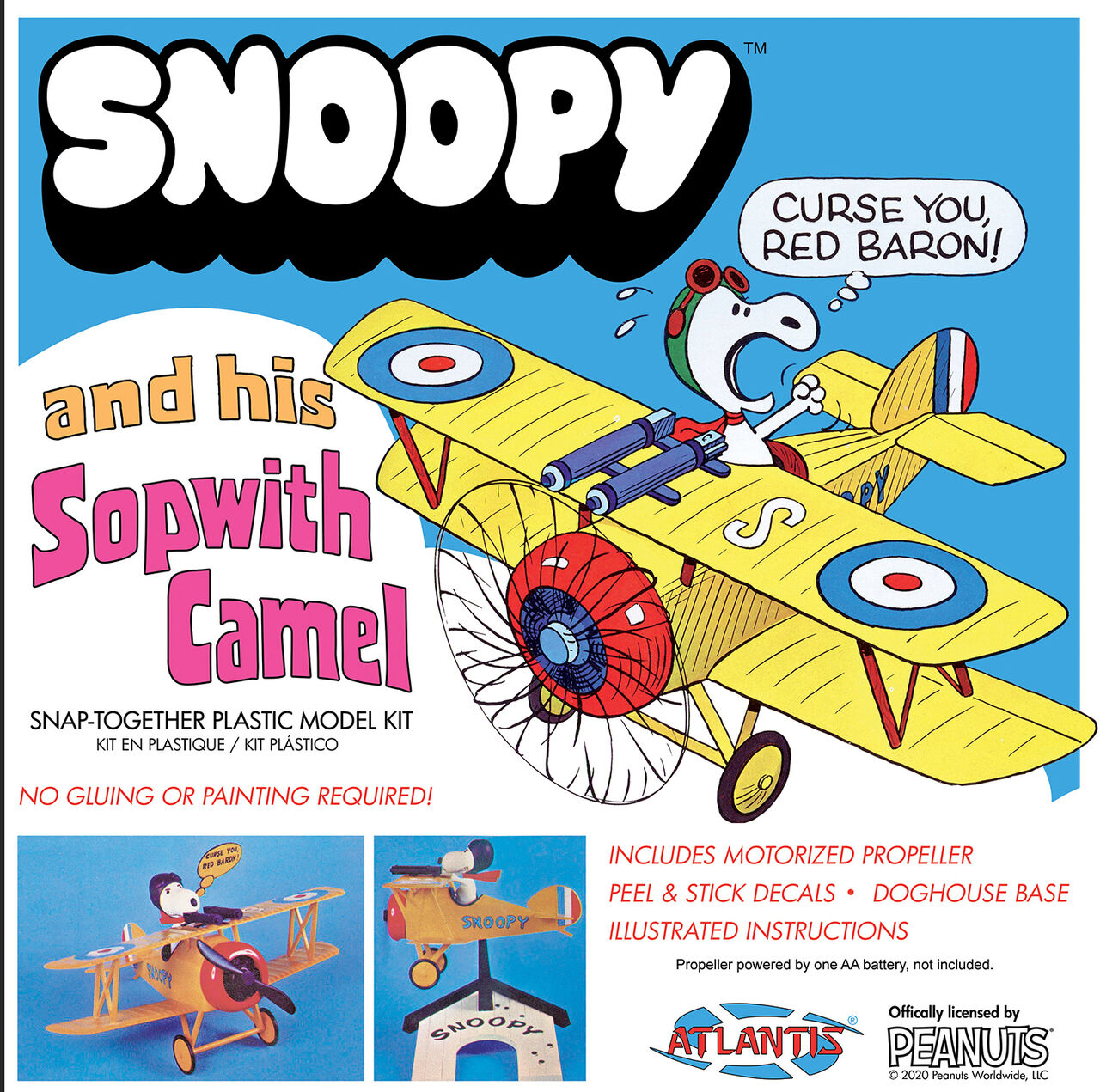 Atlantis - Snoopy and his Sopwith Camel Biplane kit