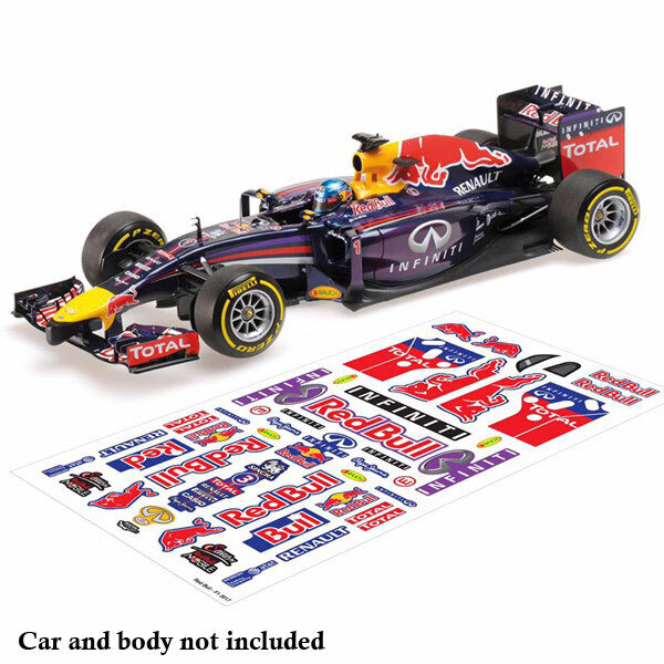 Bodyworx Stickers F1 Red Bull Ricciardo #3 1/10