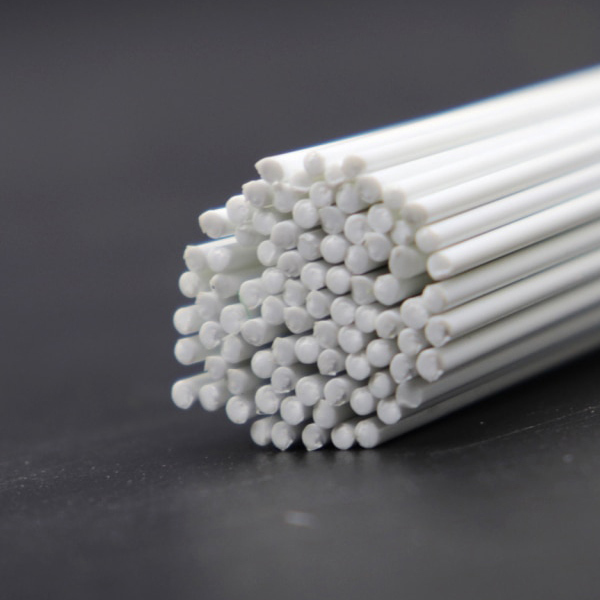 Eve Model ABS Styrene Plastic Round Rod 2.5mm X 500mm (10pc)