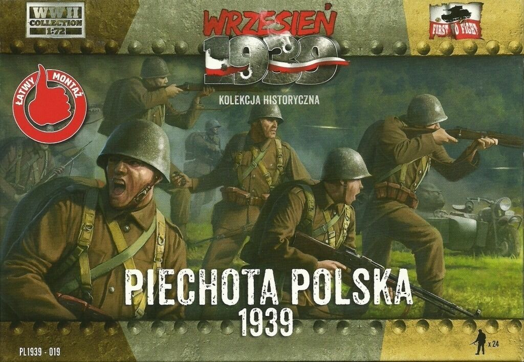 First To Fight 1/72 Polish Infantry 1939 (figures) Plastic Model Kit