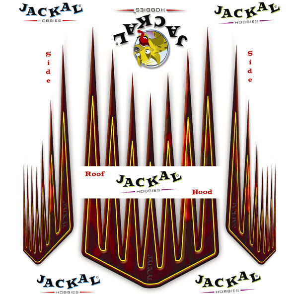Jackal Decal 1/24 Hot Rod Scallops (External)