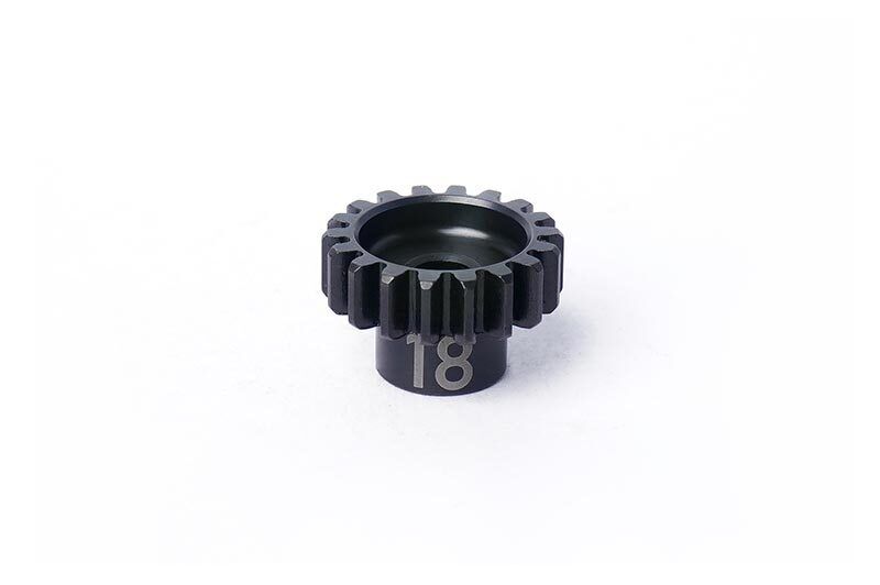 Mod 1 M1 18T Lightweight Hardened Steel Pinion Gear (for 5mm shaft, w ...