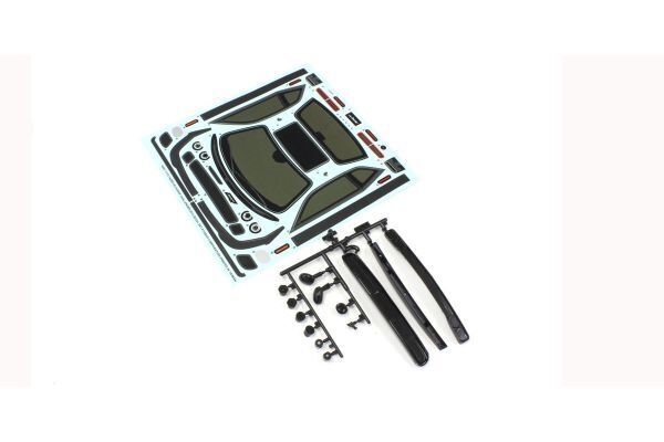 Kyosho - Decal & Body Parts Set (DODGE CHALLENGE