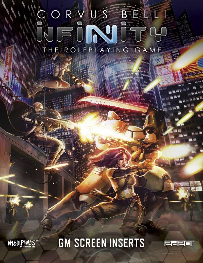 Modiphius Entertainment - Infinity RPG - GM Screen