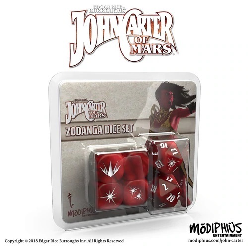 Modiphius Entertainment - John Carter of Mars RPG - Zodanga Dice