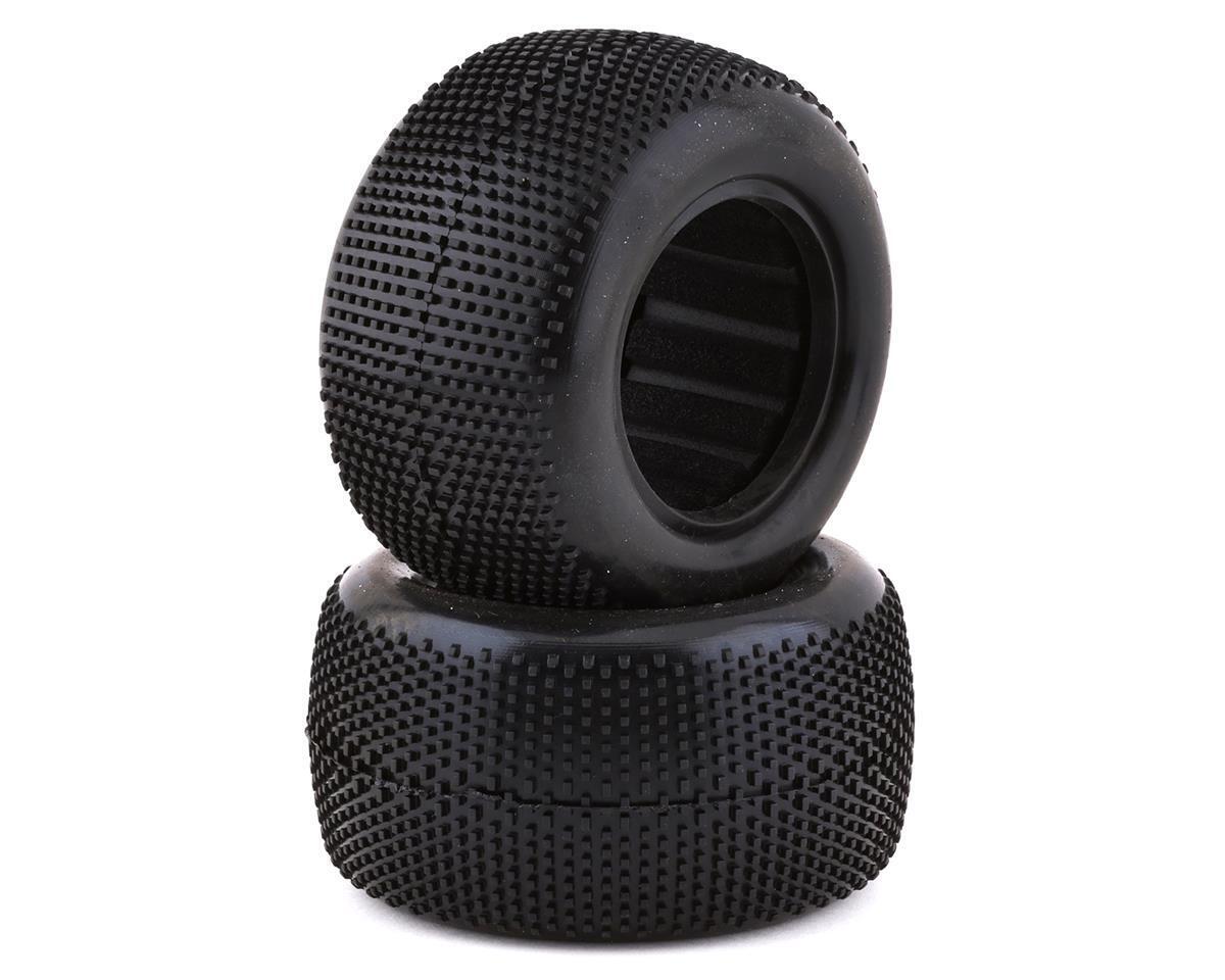 Raw Speed SuperMini 1/10 Stadium Truck Tire - SuperSoft with Black InsertRS100409SSB