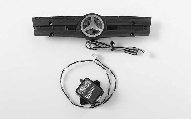 Ambient Light Grill Logo W/Strobe Effect Unit for Mercedes-Benz Arocs ...