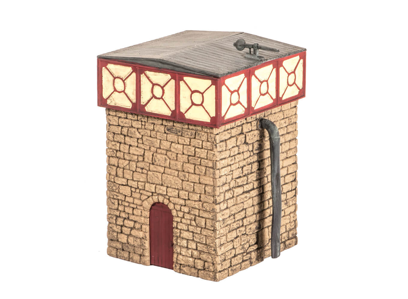 Water Tower with Stone Base - Peco