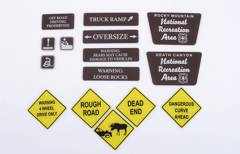 Tough Terrain Scale Signs