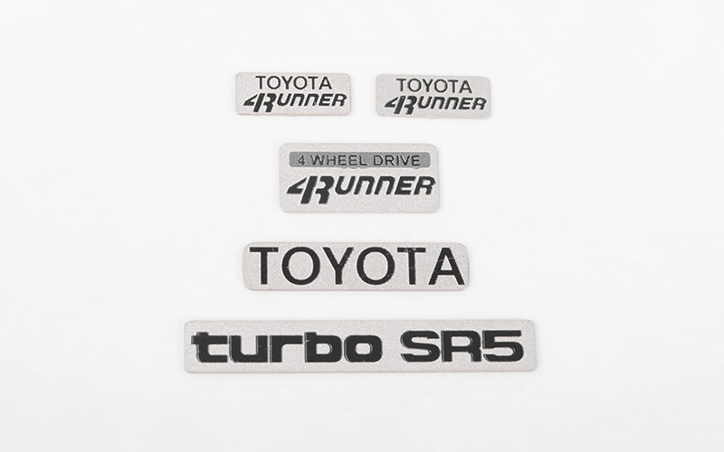 RC4WD 1985 Toyota 4Runner Emblem Set